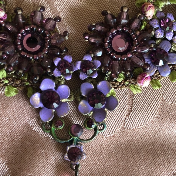Michal Negrin | Jewelry | Michal Negrin Embellished Embroidered ...